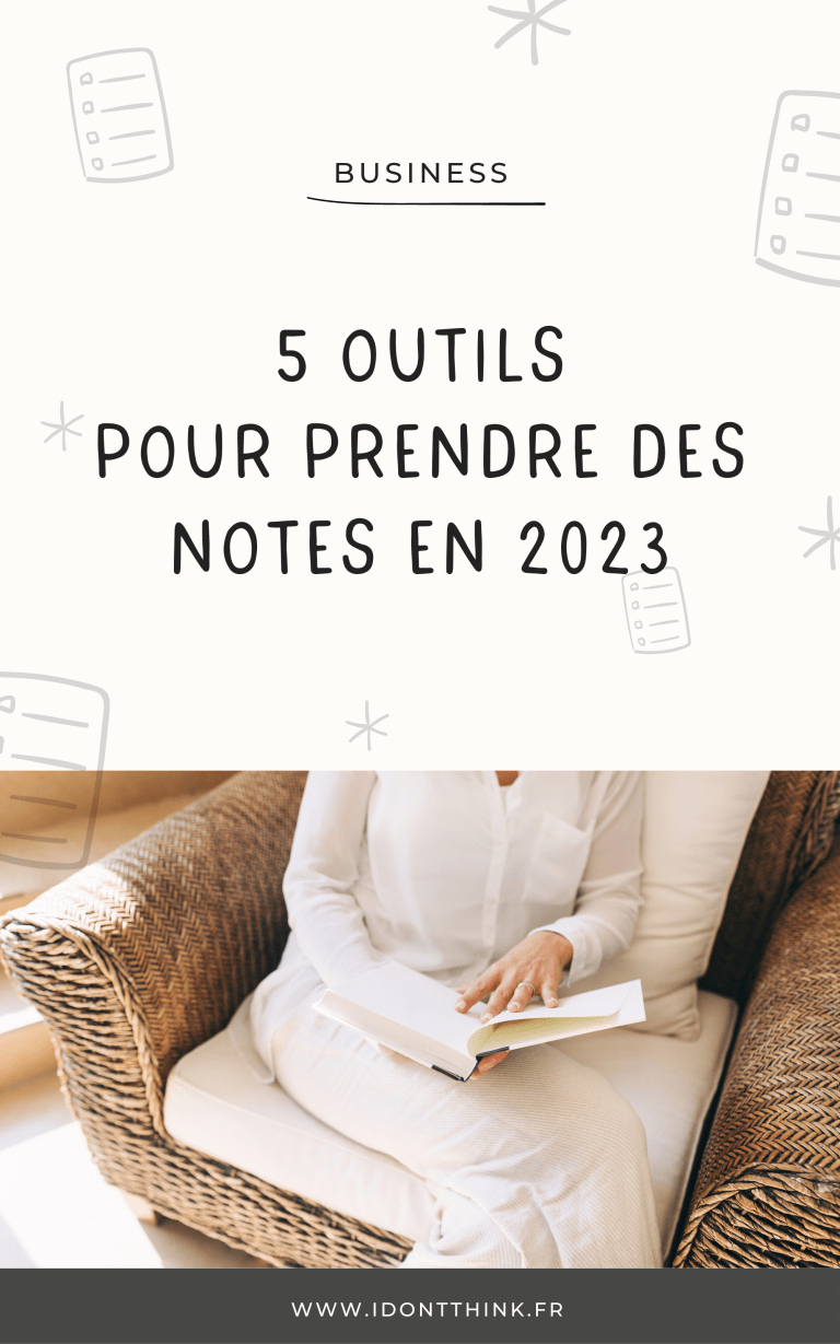 Les 5 meilleurs outils pour la prise de notes